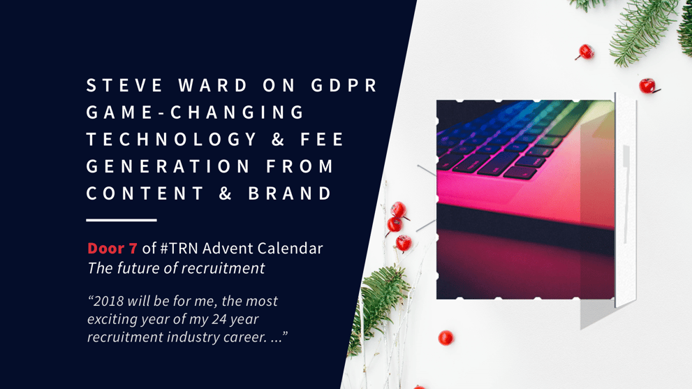 Steve Ward on GDPR, Game-changing Technology & Fee Generation from ...